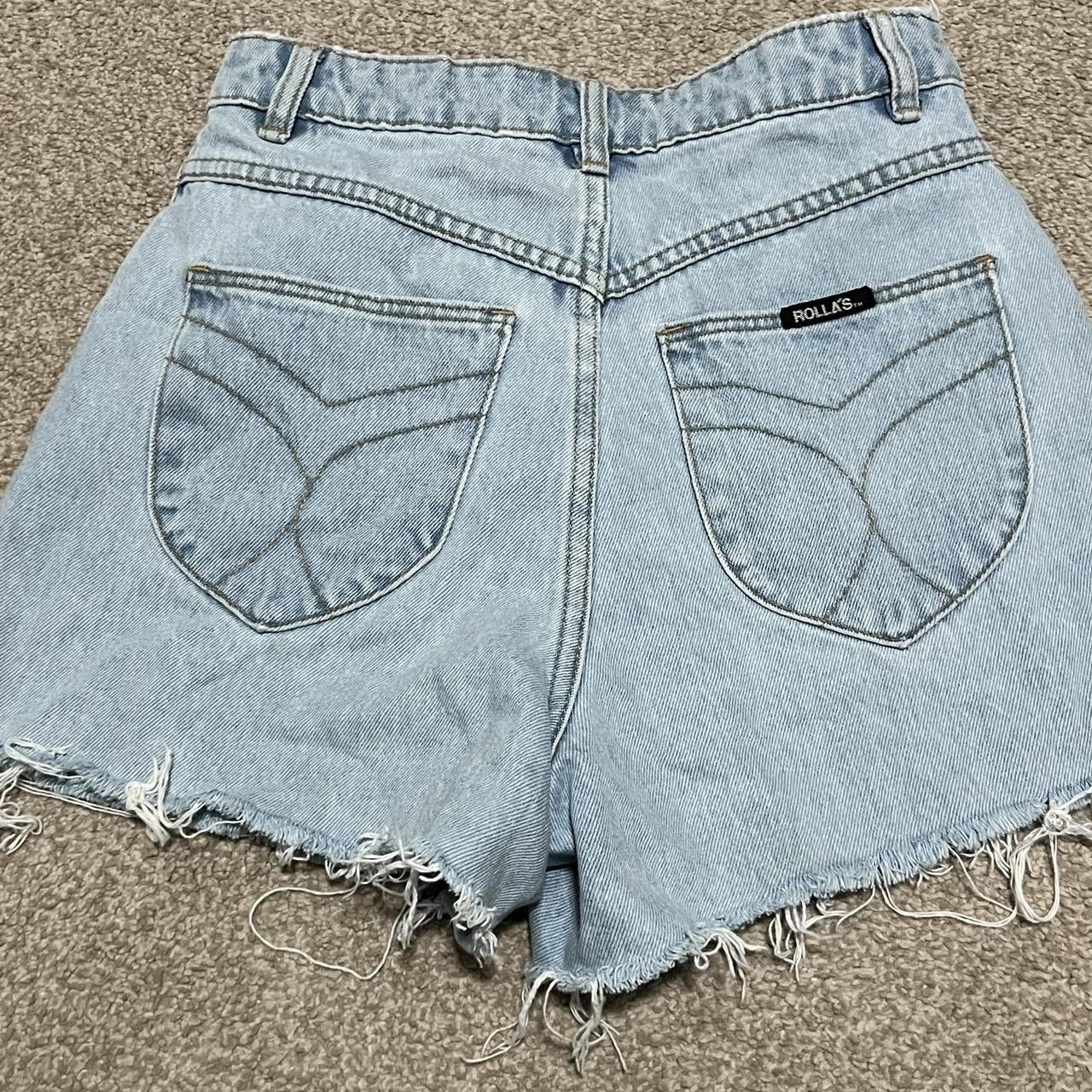 Rollas denim shorts Style is called mirage high rise... - Depop