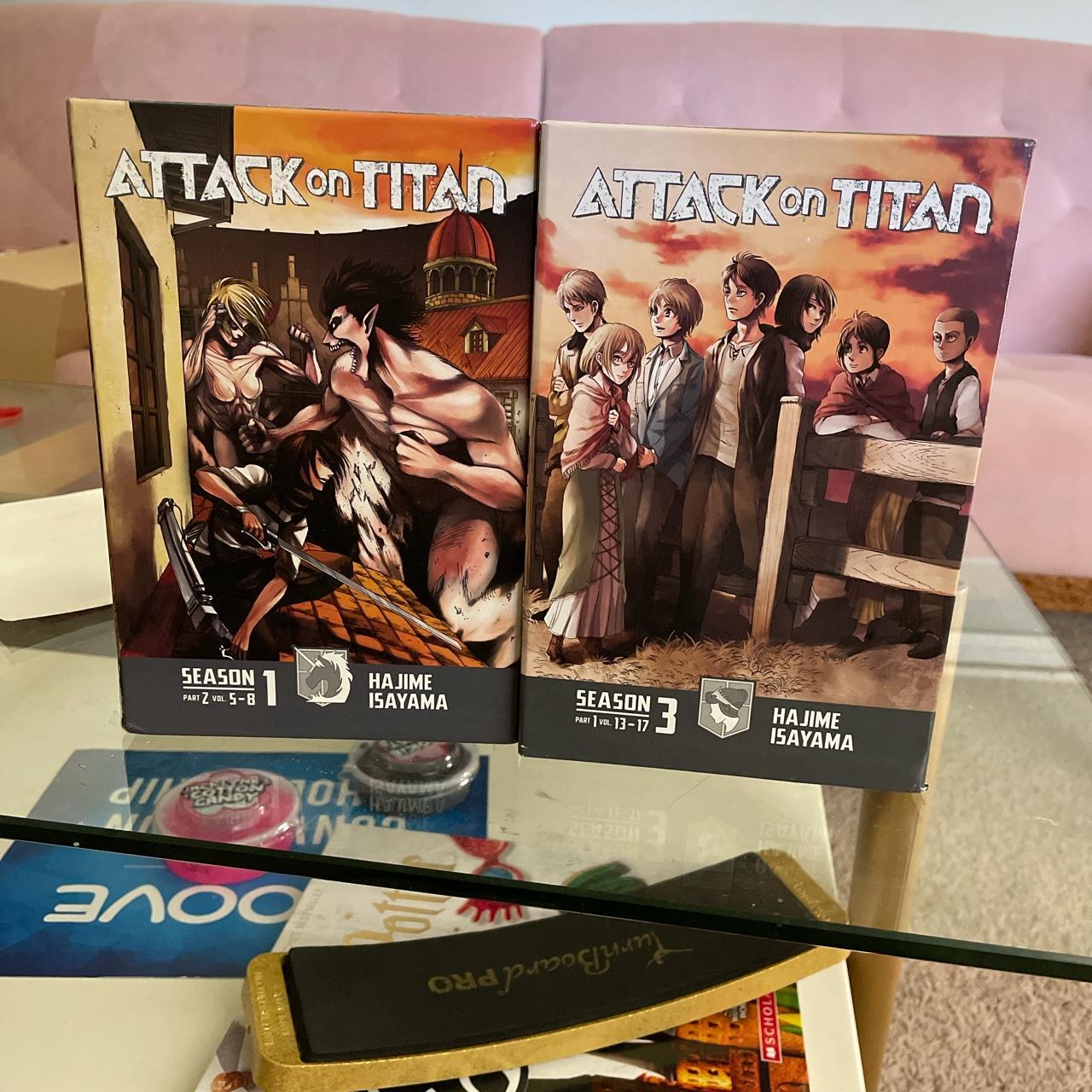 Attack on titan manga box set Season 1 Season... - Depop