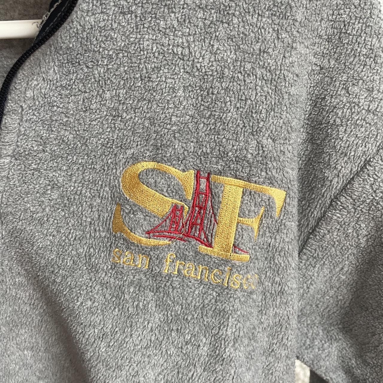 Vintage Pacific Styles Quarter Zip Fleece Sweatshirt... - Depop