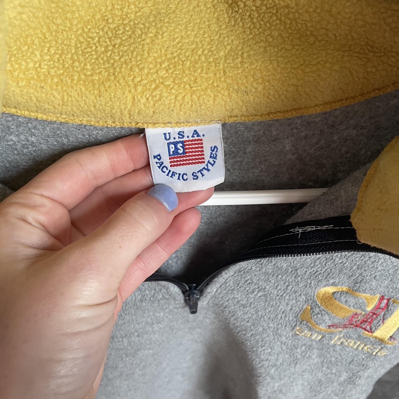 Vintage Pacific Styles Quarter Zip Fleece Sweatshirt... - Depop