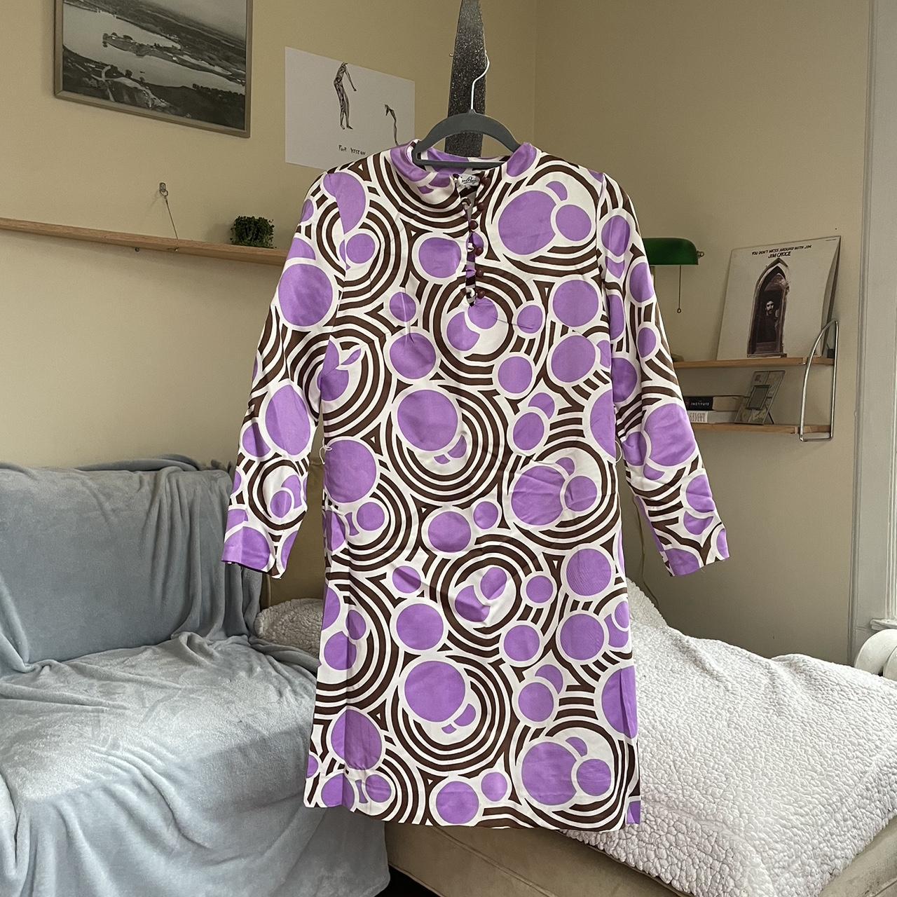Vintage 70s Box Cut Dress - The material is light... - Depop