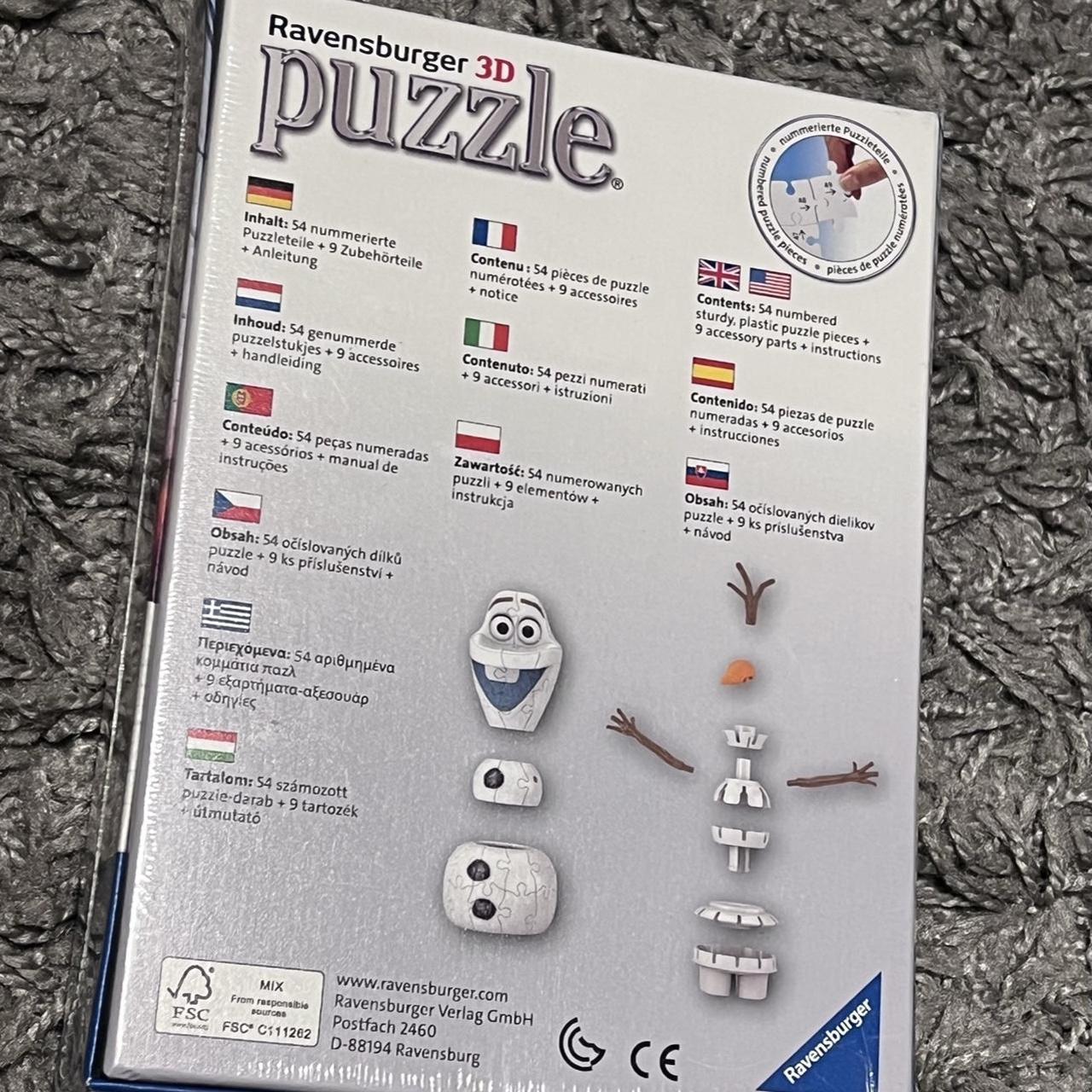 Ravensburger Disney Frozen 2 Olaf 3D Jigsaw Puzzle -... - Depop