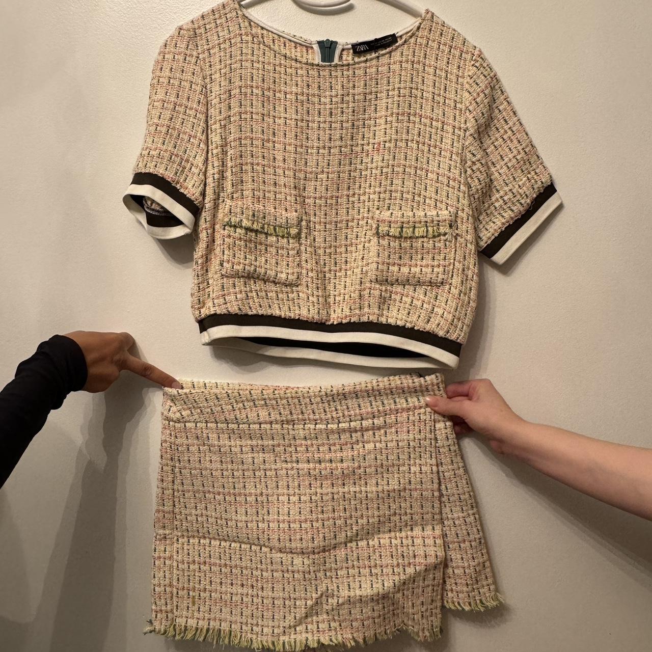 Zara matching set top and skort new unworn with tags - Depop