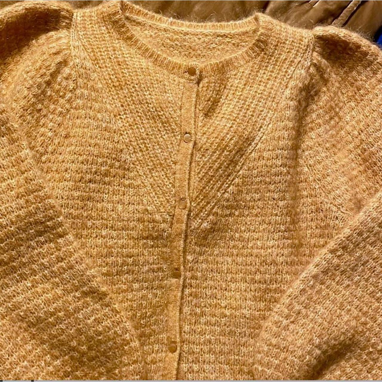 Sezane SOLENA Honey Cardigan Sweater Jumper... - Depop
