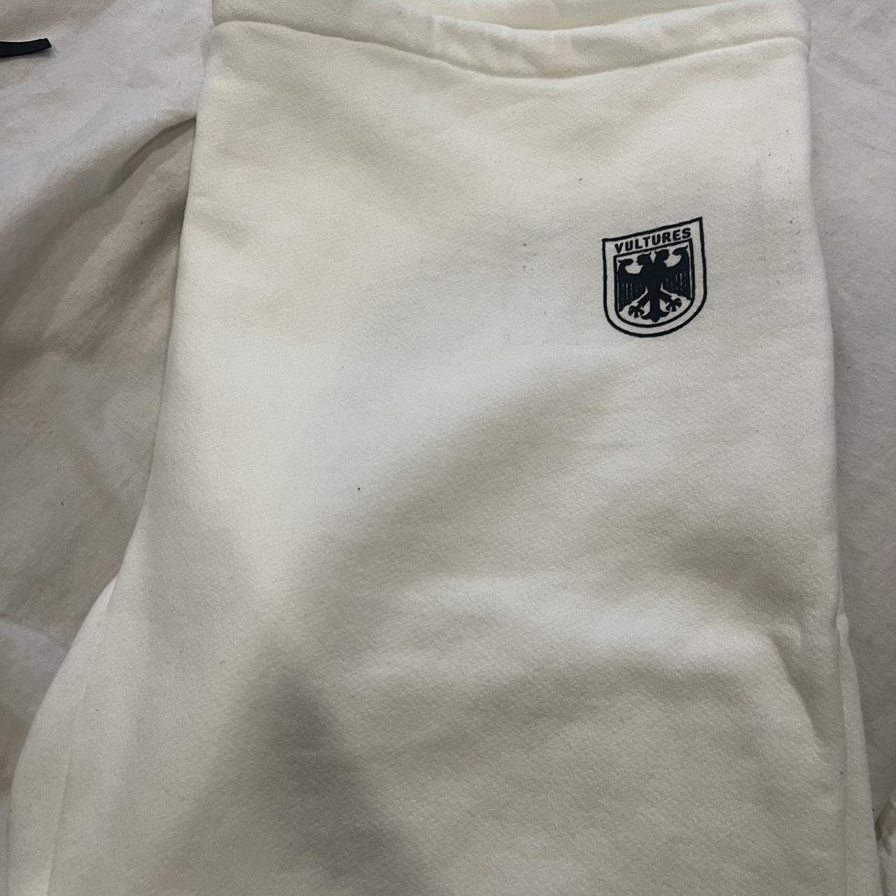 Yeezy Vultures pants white size 2, would fit like... - Depop