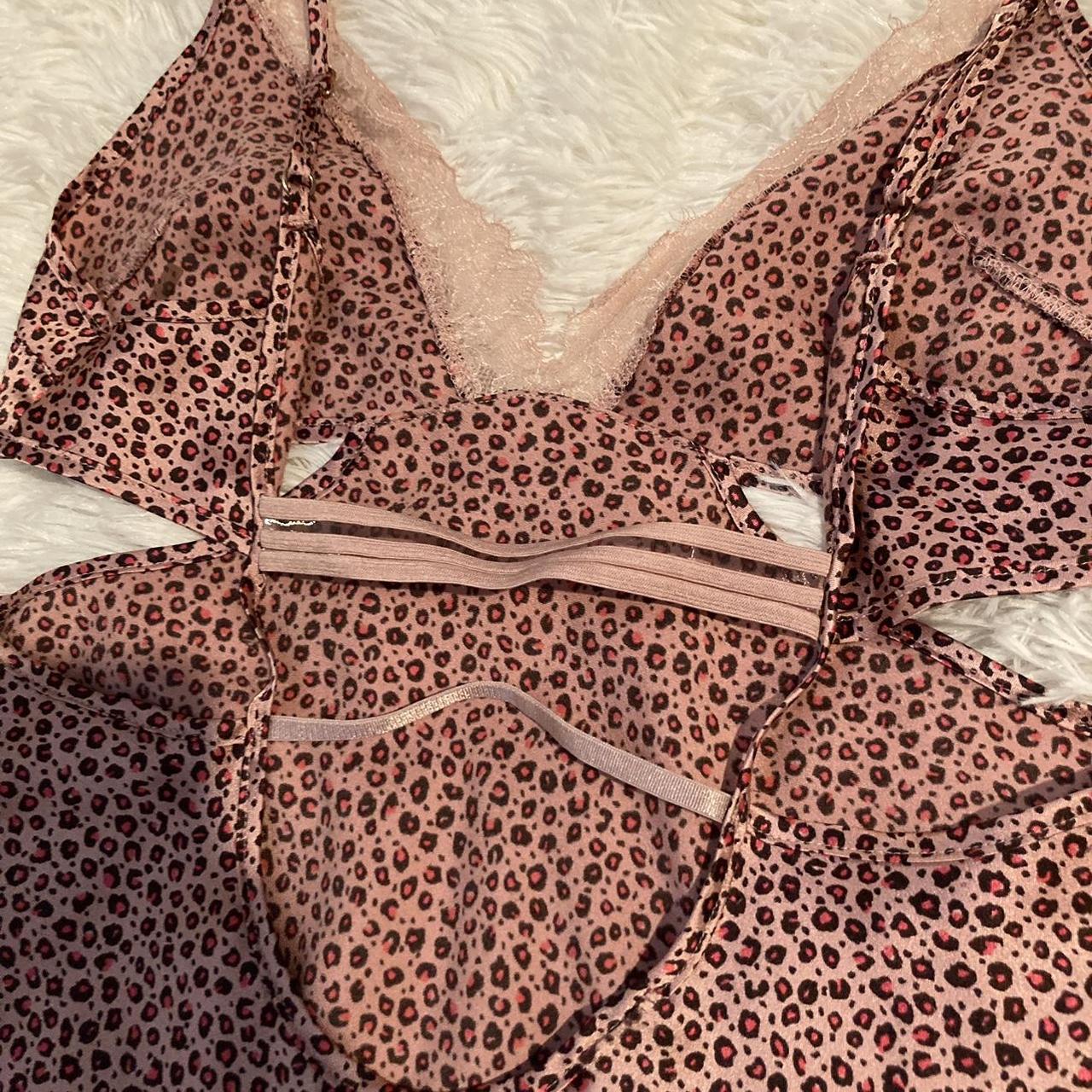 Victorias Secret Leopard Print Slip Dress Size Xs Depop