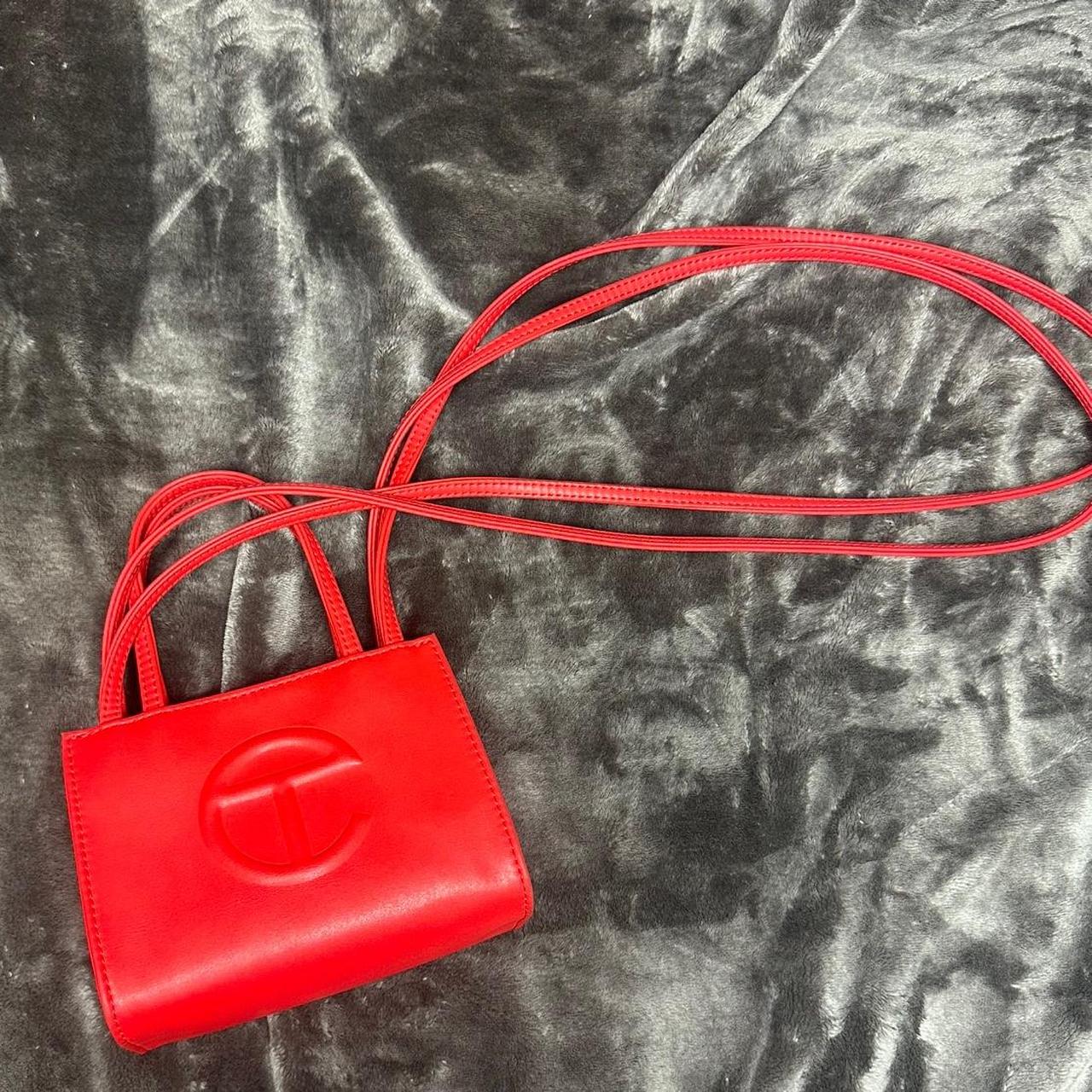 Red Telfar mini crossbody bag (no duster bag) ... | Depop