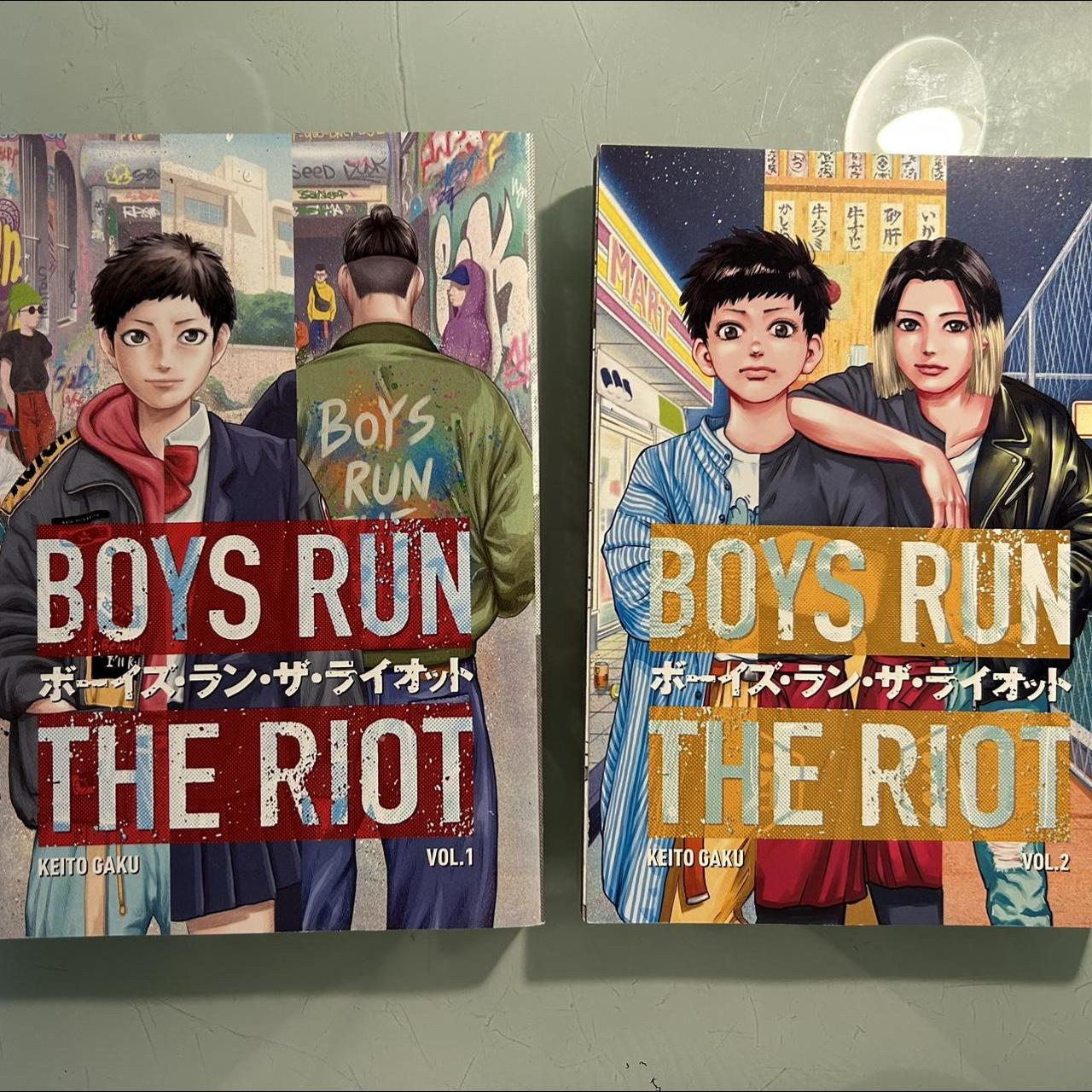 Boys run the riot volume 1 and 2 manga (Can be sold... - Depop