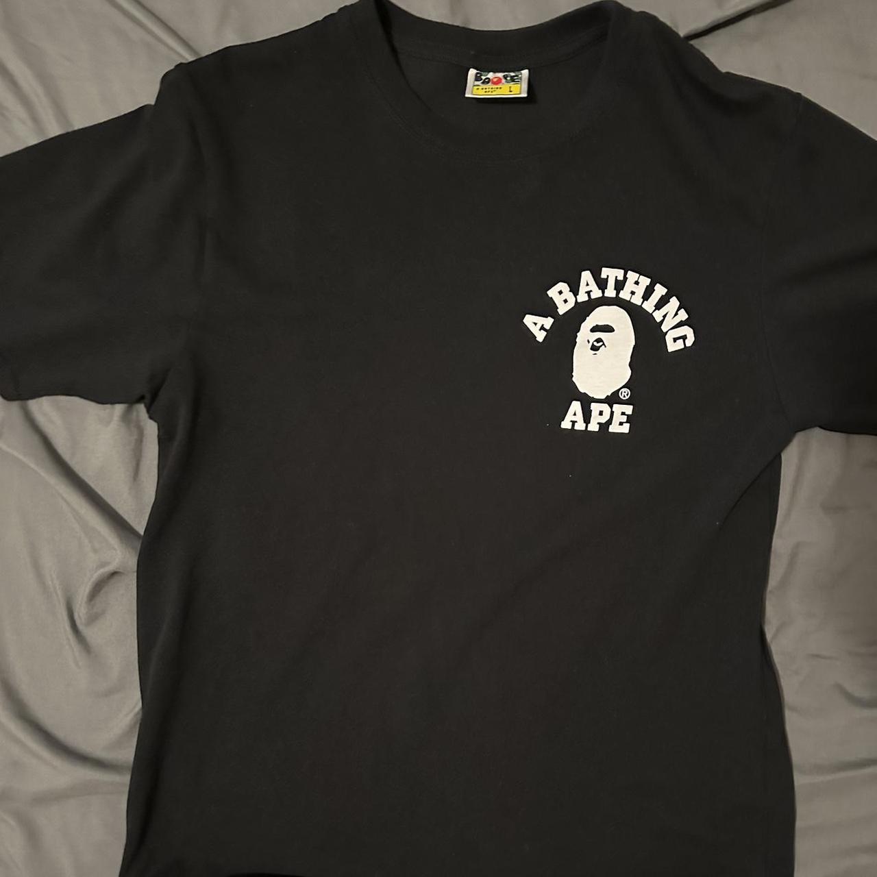 Bape Tee Slightly Worn #abathingape #bape... - Depop