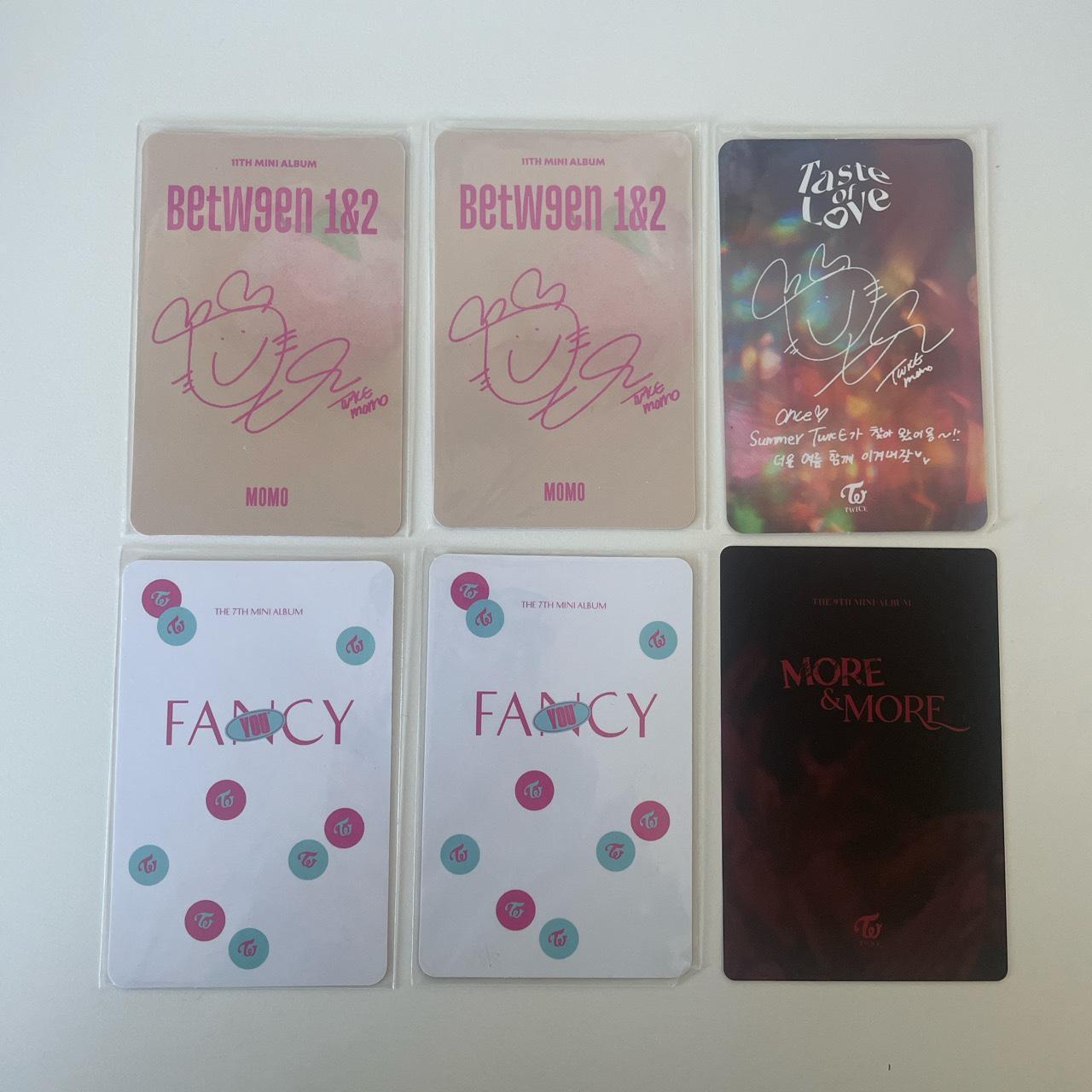 twice momo photocard set!! been in sleeve since... - Depop