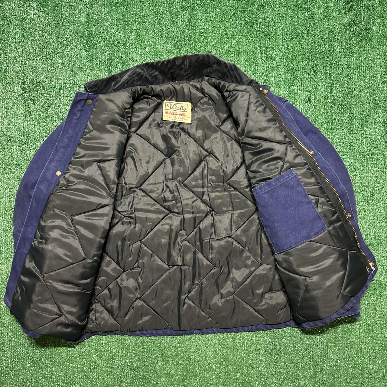 vintage carhartt detroit style work jacket made by... - Depop