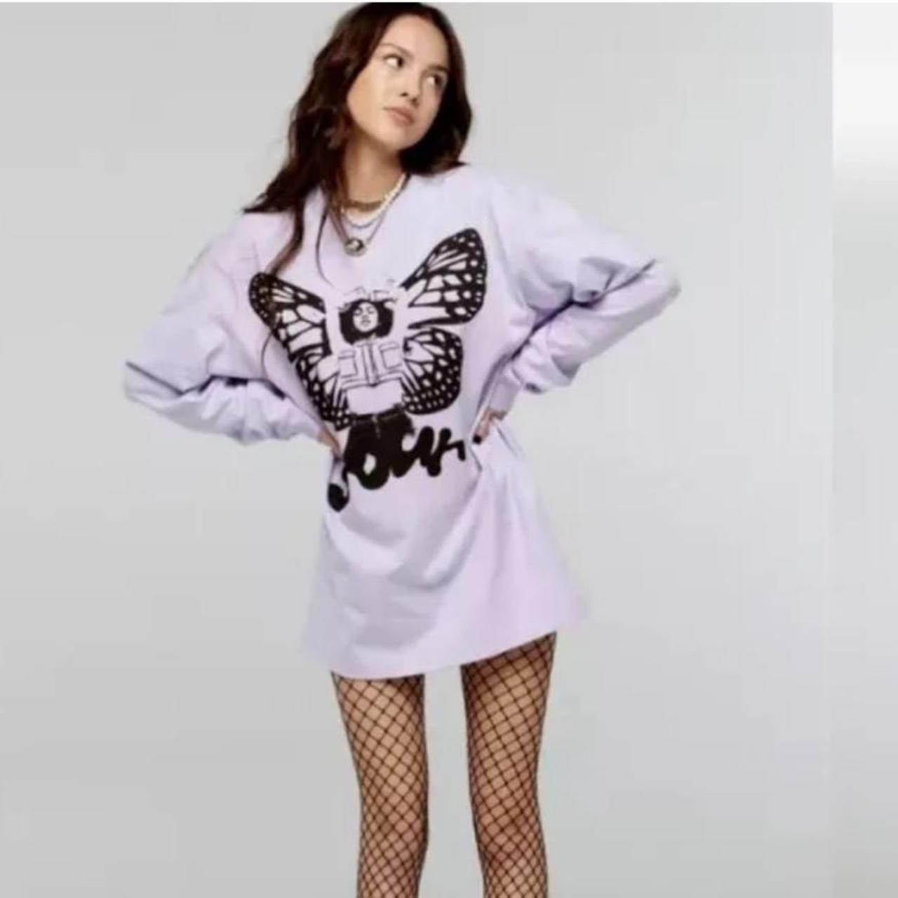 Olivia Rodrigo Sour Tour Merch- Purple Long Sleeve... - Depop