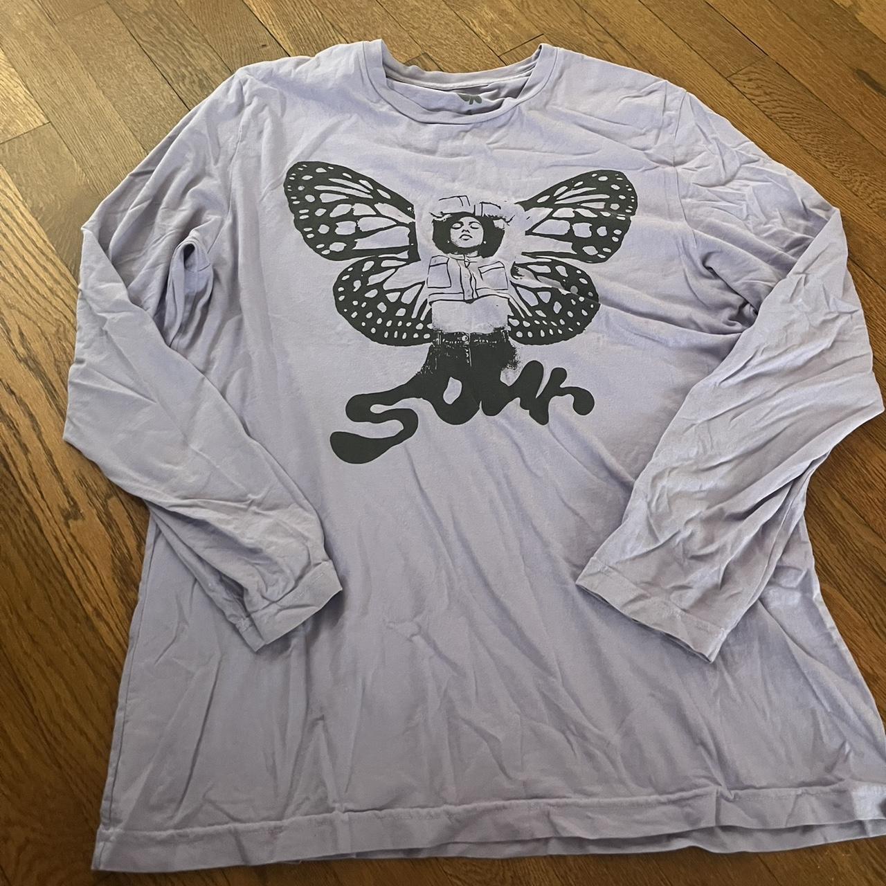 Olivia Rodrigo Sour Tour Merch- Purple Long Sleeve... - Depop