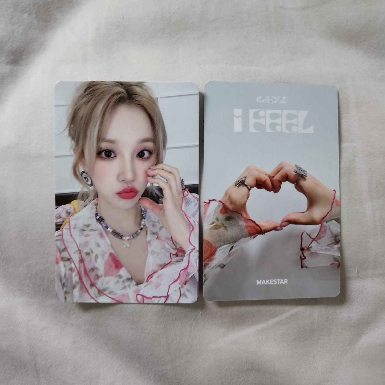 (G)I-DLE GIDLE "I FEEL" Yuqi Makestar Hand Heart... - Depop