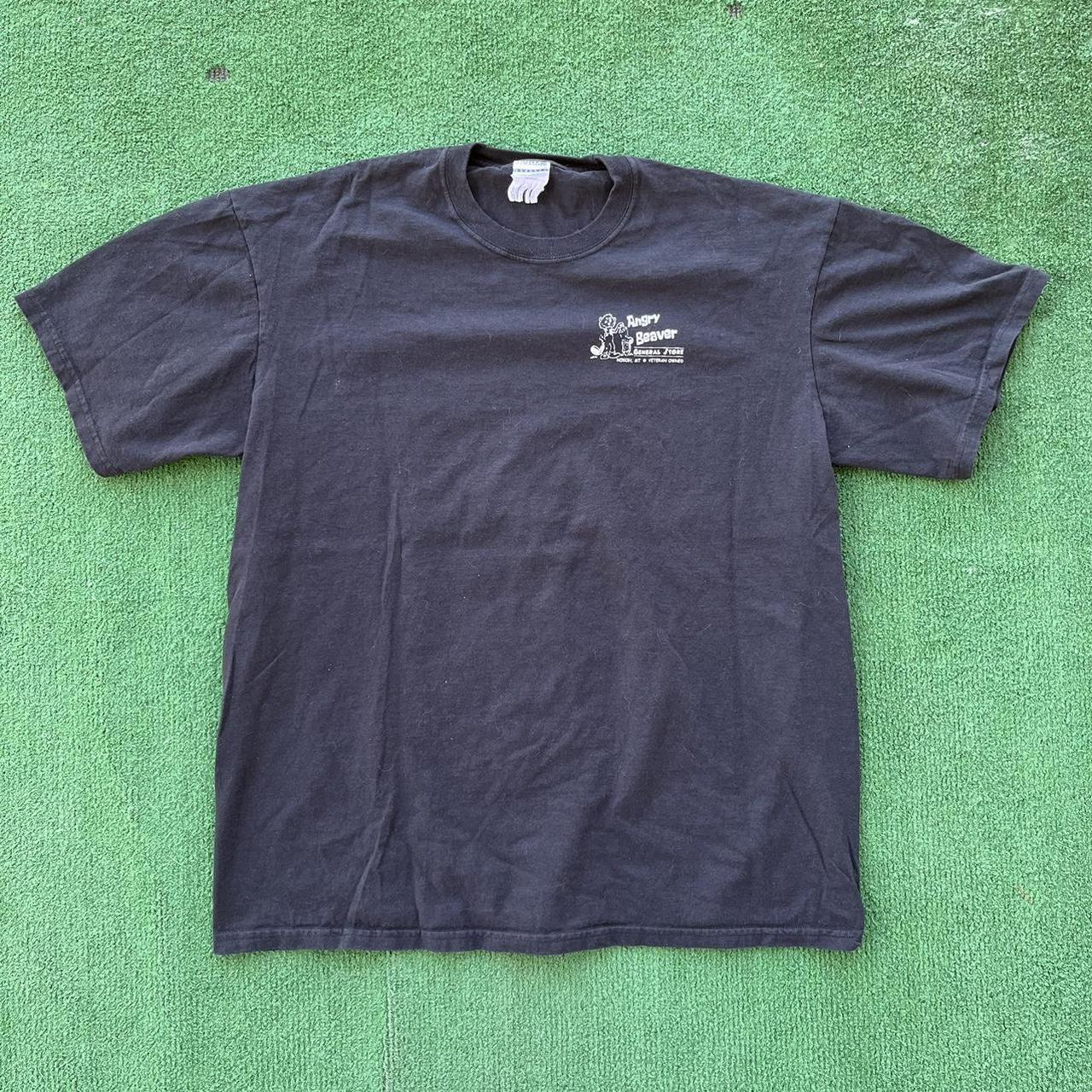 Angry beaver general store shirt size estimate: XL.... - Depop
