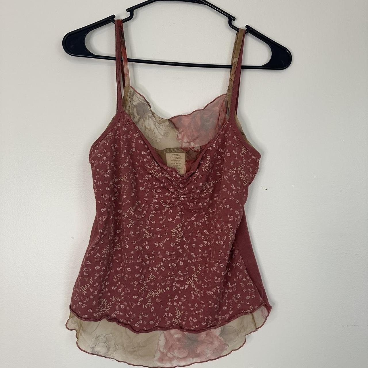 Y2K tank top, layers are attached so cute 🥰 #y2k... - Depop