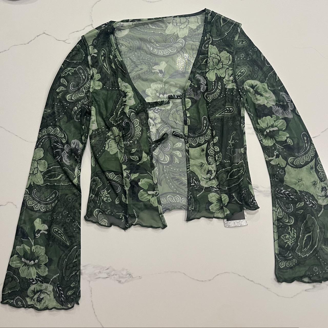 Cute mesh top Brand new with tags #boho #y2k - Depop