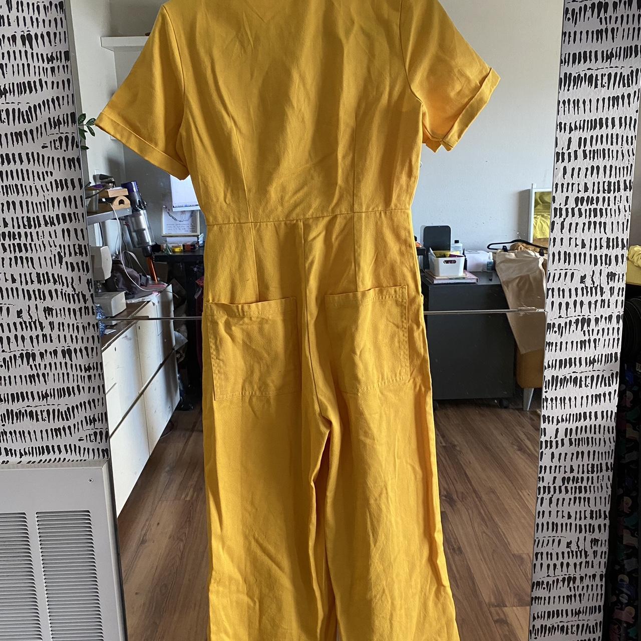 Lucy & Yak Ragan Jumpsuit in Freesia Yellow SOLD... - Depop