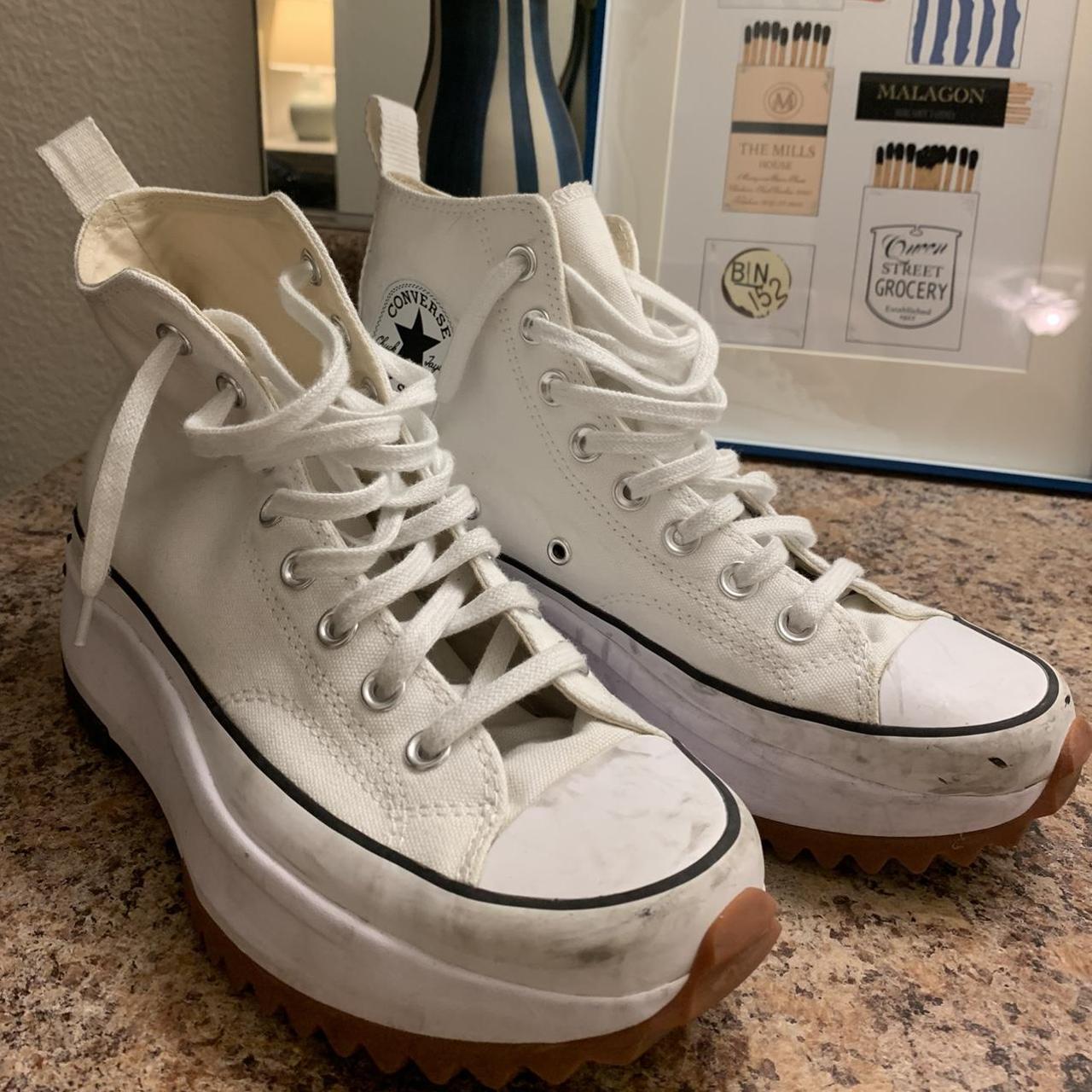 Converse platform sneakers. Minor scuffs but could... - Depop