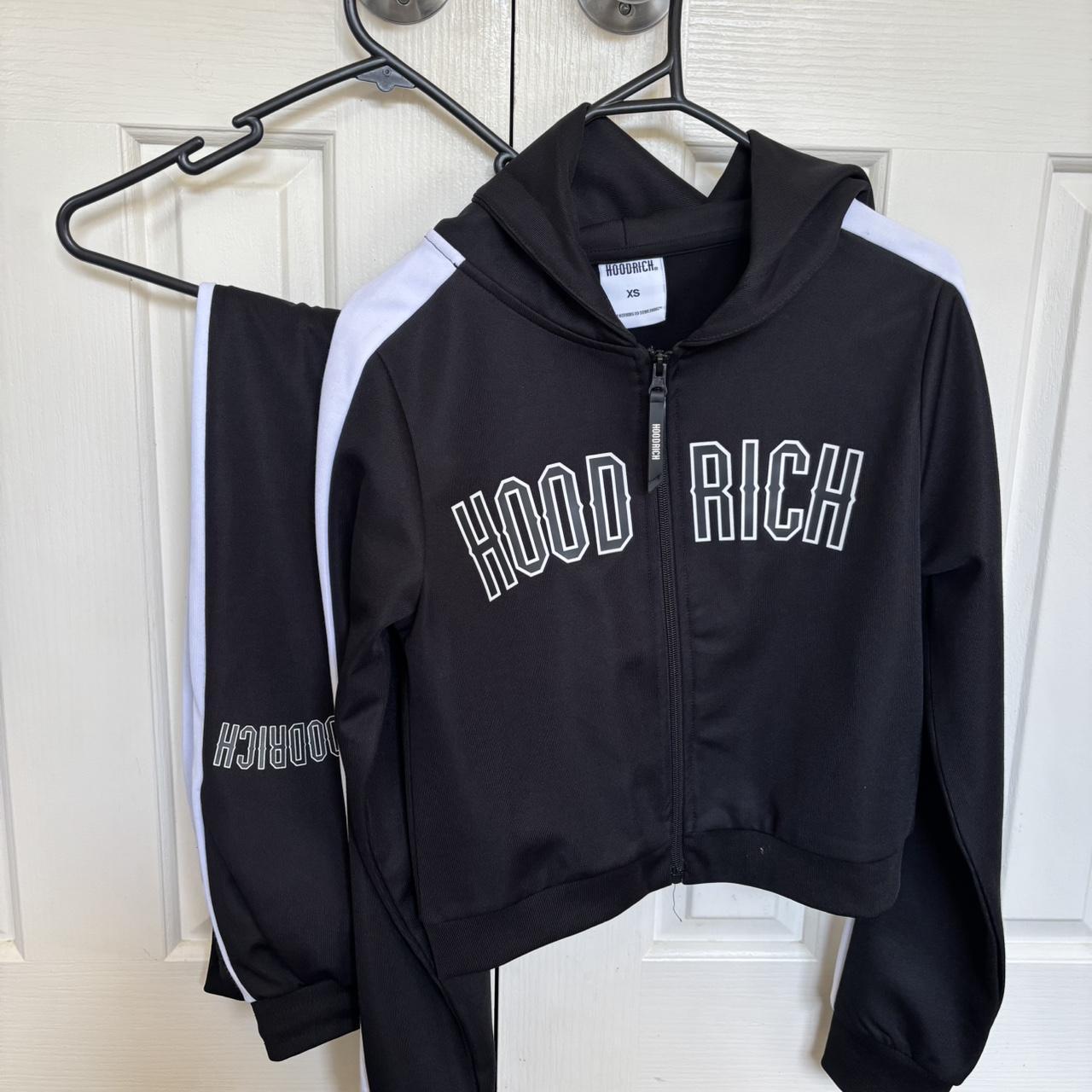 Xs hood rich woman’s tracksuit barely warn | Depop