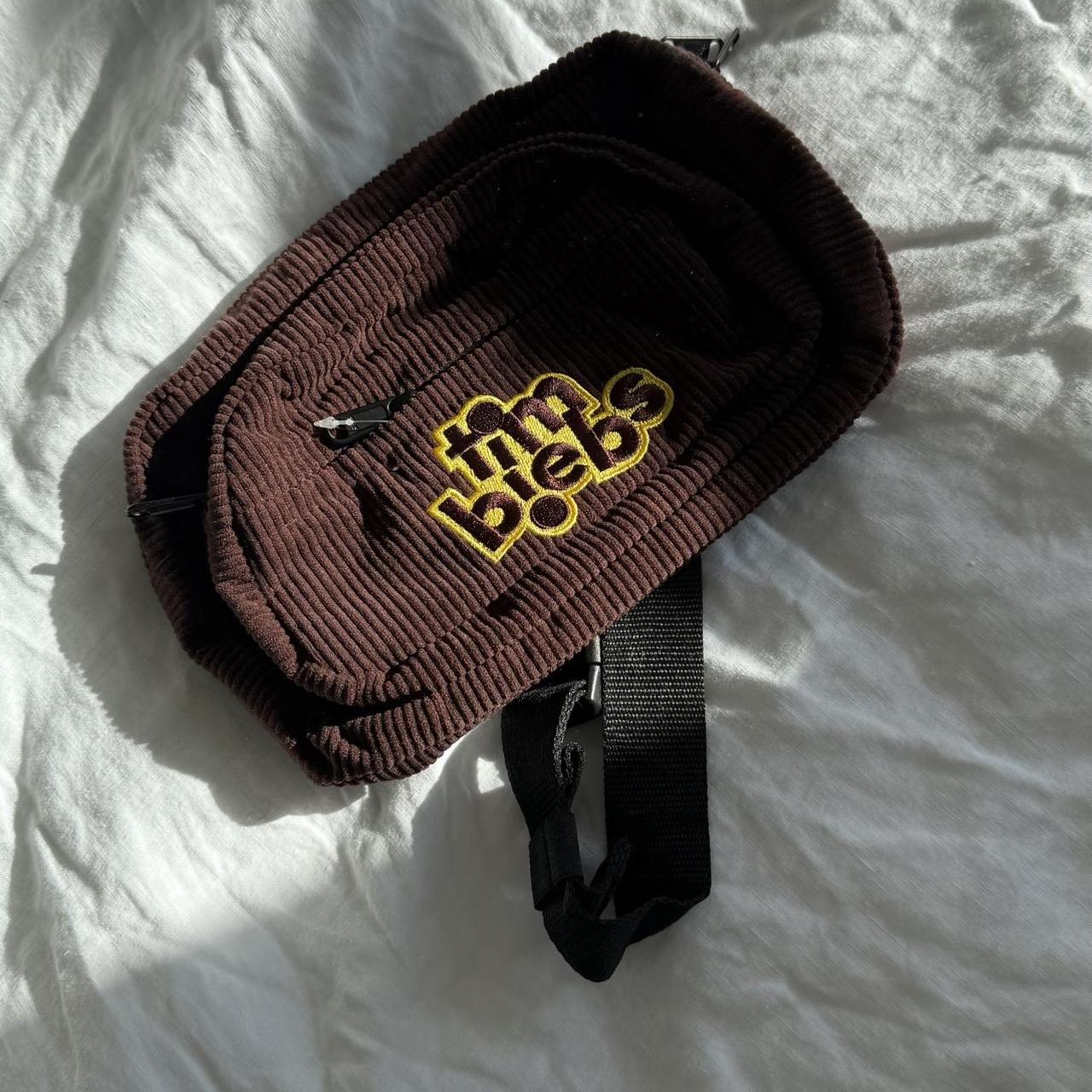 New timbiebs brown coruduroy crossbody bag fanny... | Depop
