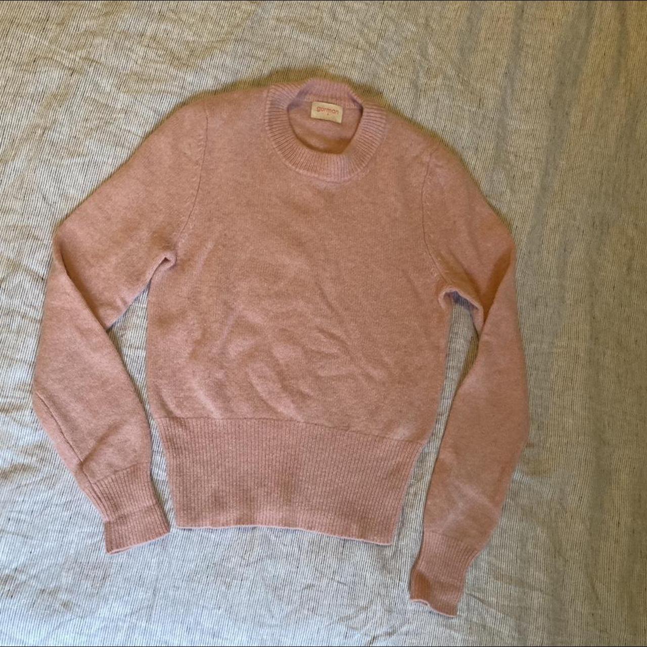 WINTER IS COMING GORMAN size 6 Baby pink knit... - Depop