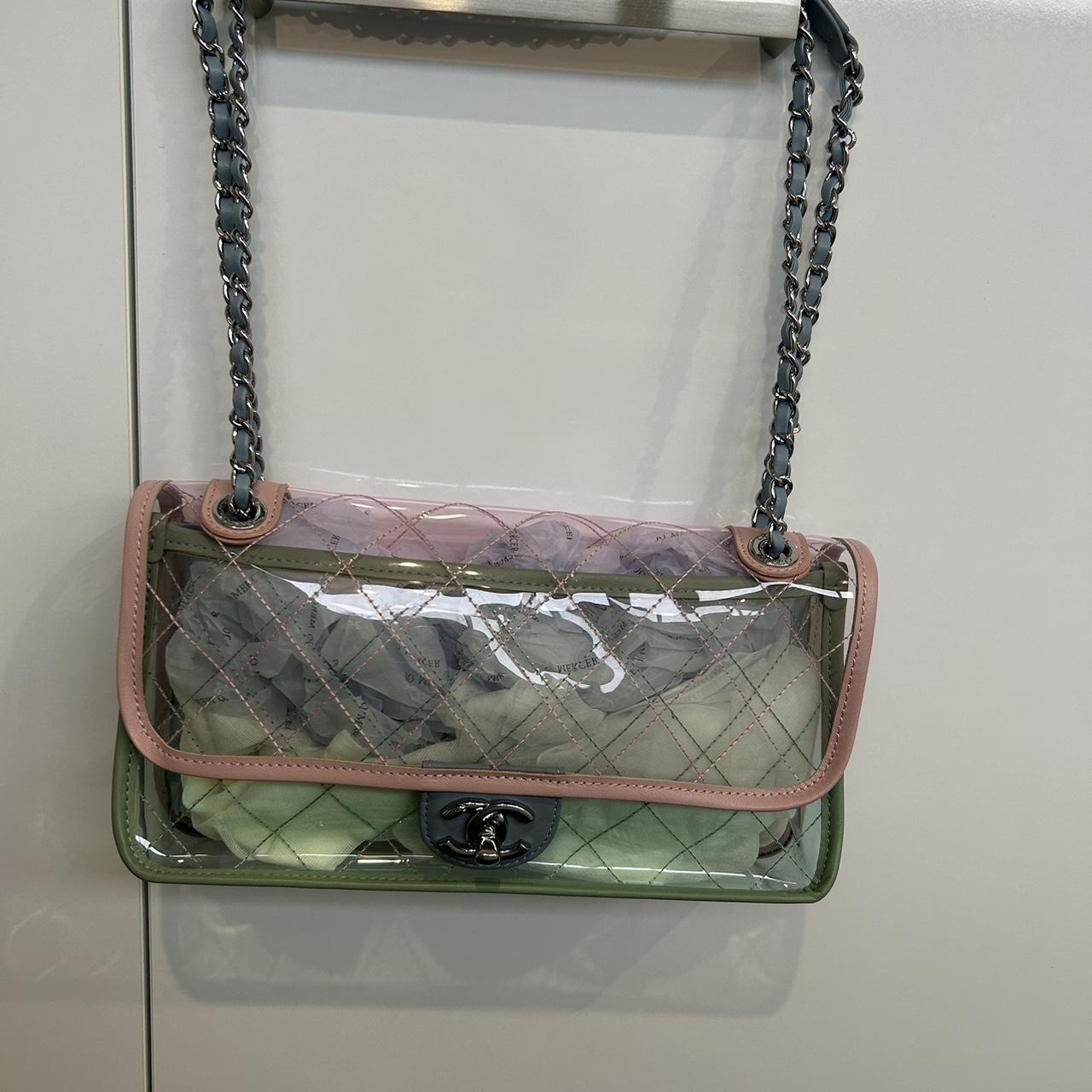 Transparent flap bag - free shipping In excellent... - Depop