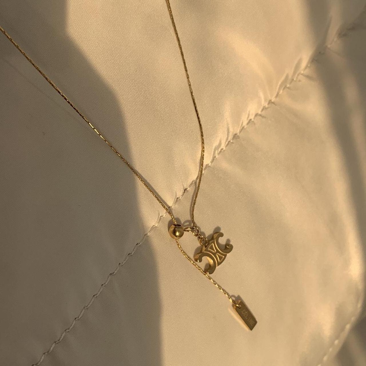 adjustable Celine Style necklace Brand new without... - Depop