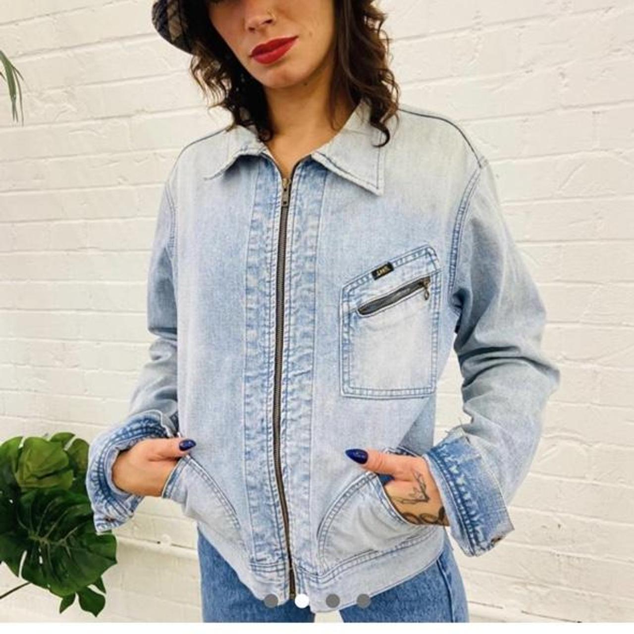 Lee Women's Blue Jacket | Depop