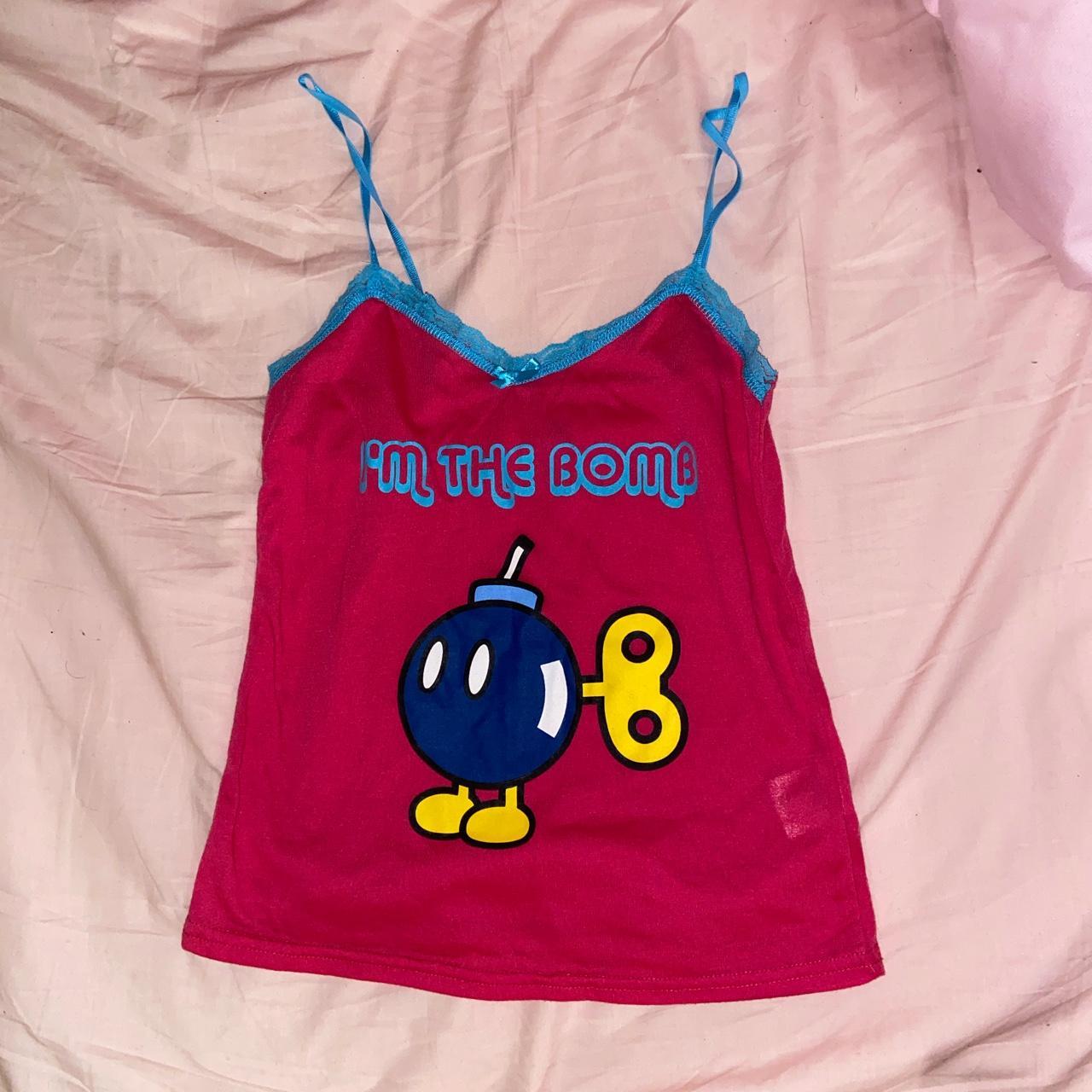Vintage Mario Kart “ in the bomb” cami top. It’s so... | Depop