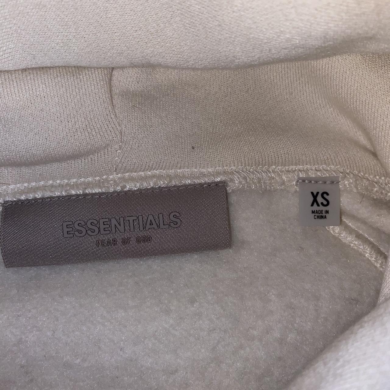 Authentic cream essentials hoodie Size XS but does... - Depop