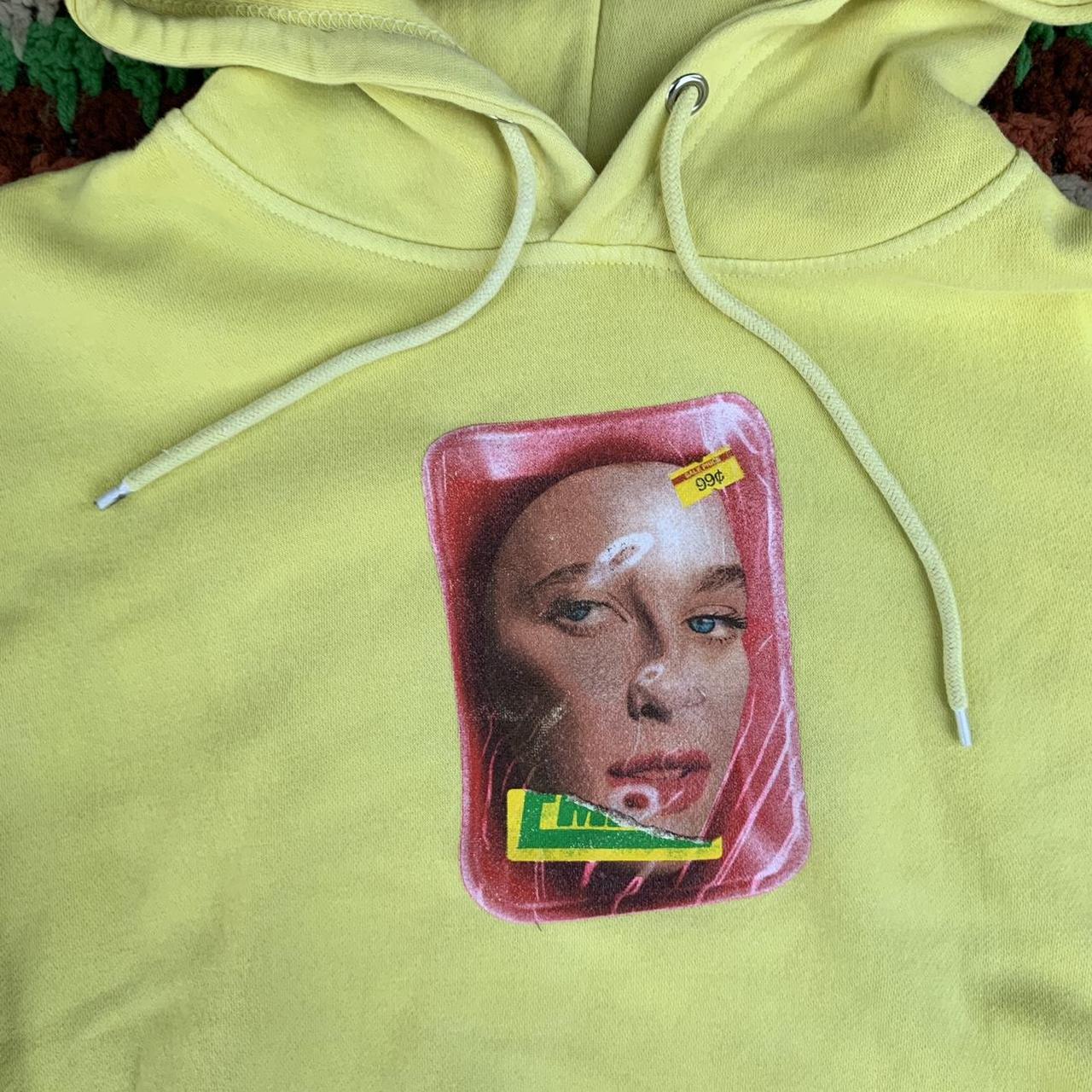 Emma chamberlain YouTube merch yellow hoodie Size... - Depop