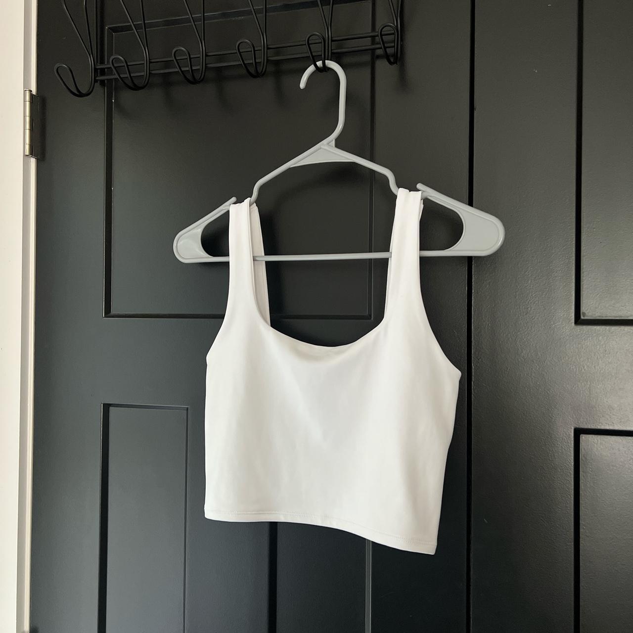 Express Body Contour Double Layer Tank Crop... - Depop