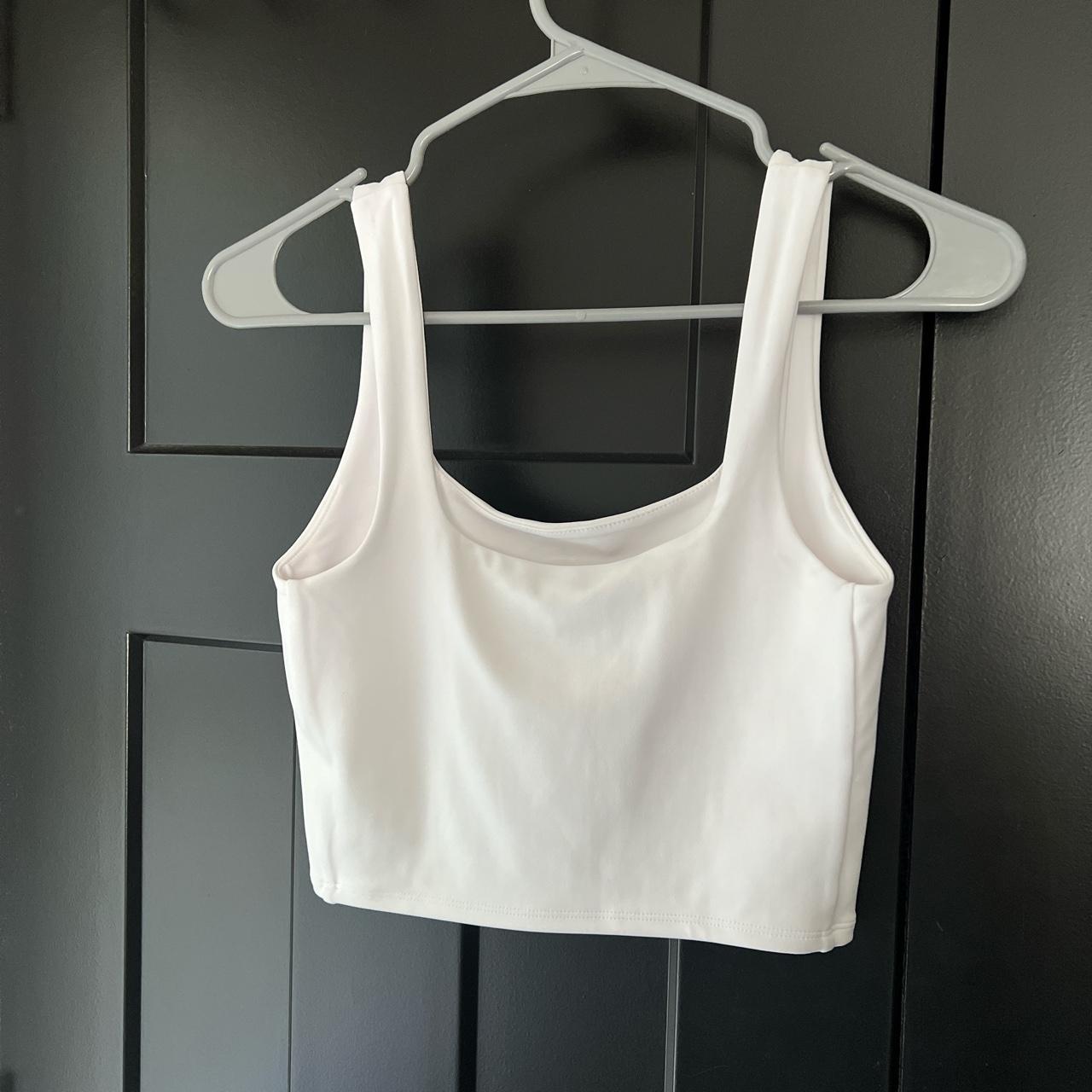 Express Body Contour Double Layer Tank Crop... - Depop