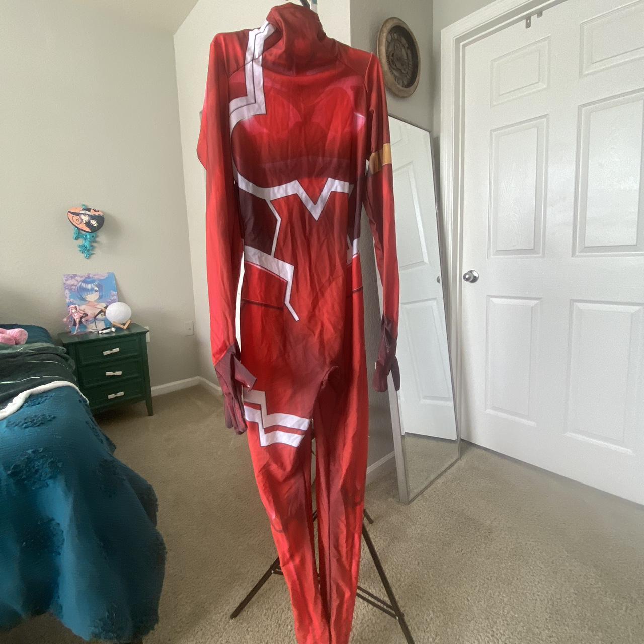 Zero Two cosplay from Miccostumes. Cut a small slit... - Depop