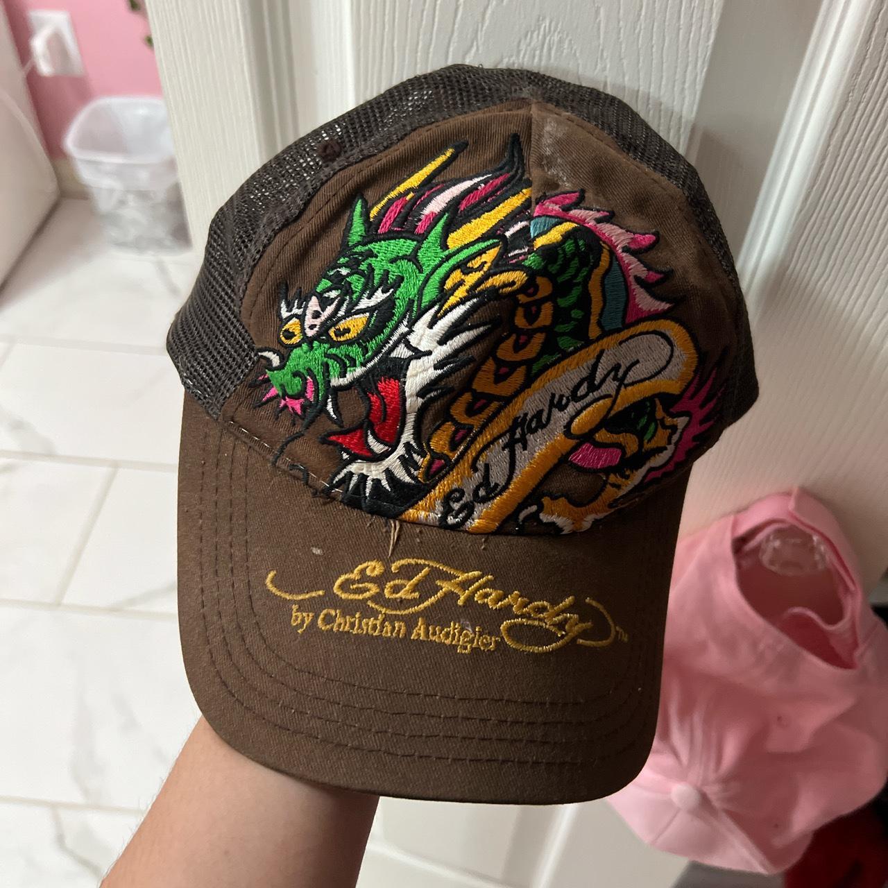 Ed Hardy Hat NO PAYPAL - Depop