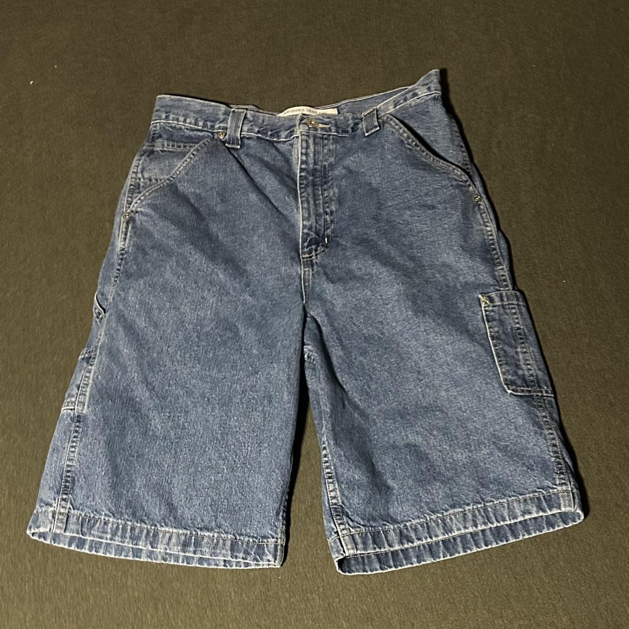 jorts y2k emo #y2k #emo #alt #baggy men's small... - Depop