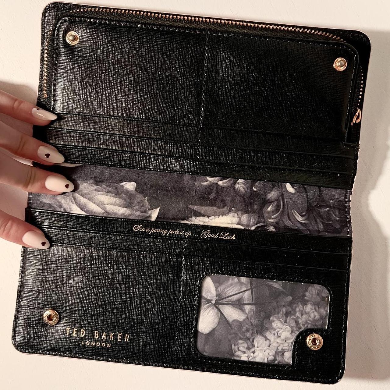 Ted Baker floral wallet. So cute, never was used but... - Depop