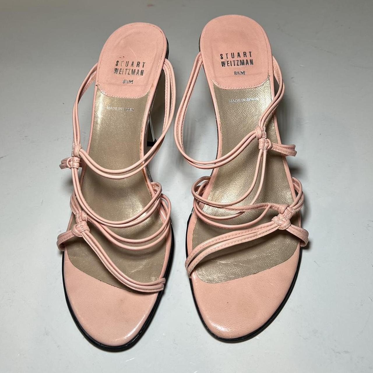 Stuart Weitzman baby pink heels. Size 8 1/2 - Depop