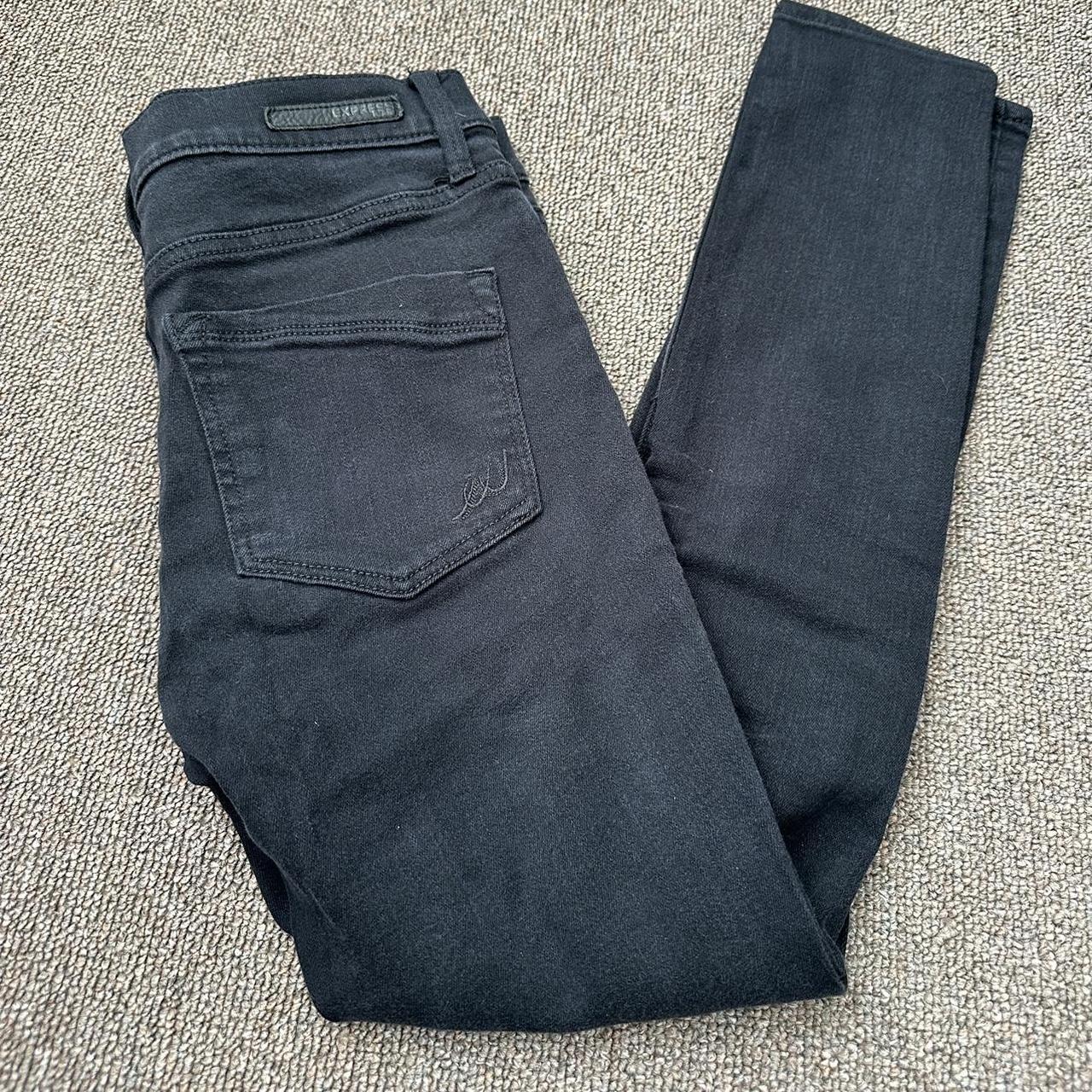 Express Jeans Black Jegging any questions at all... - Depop