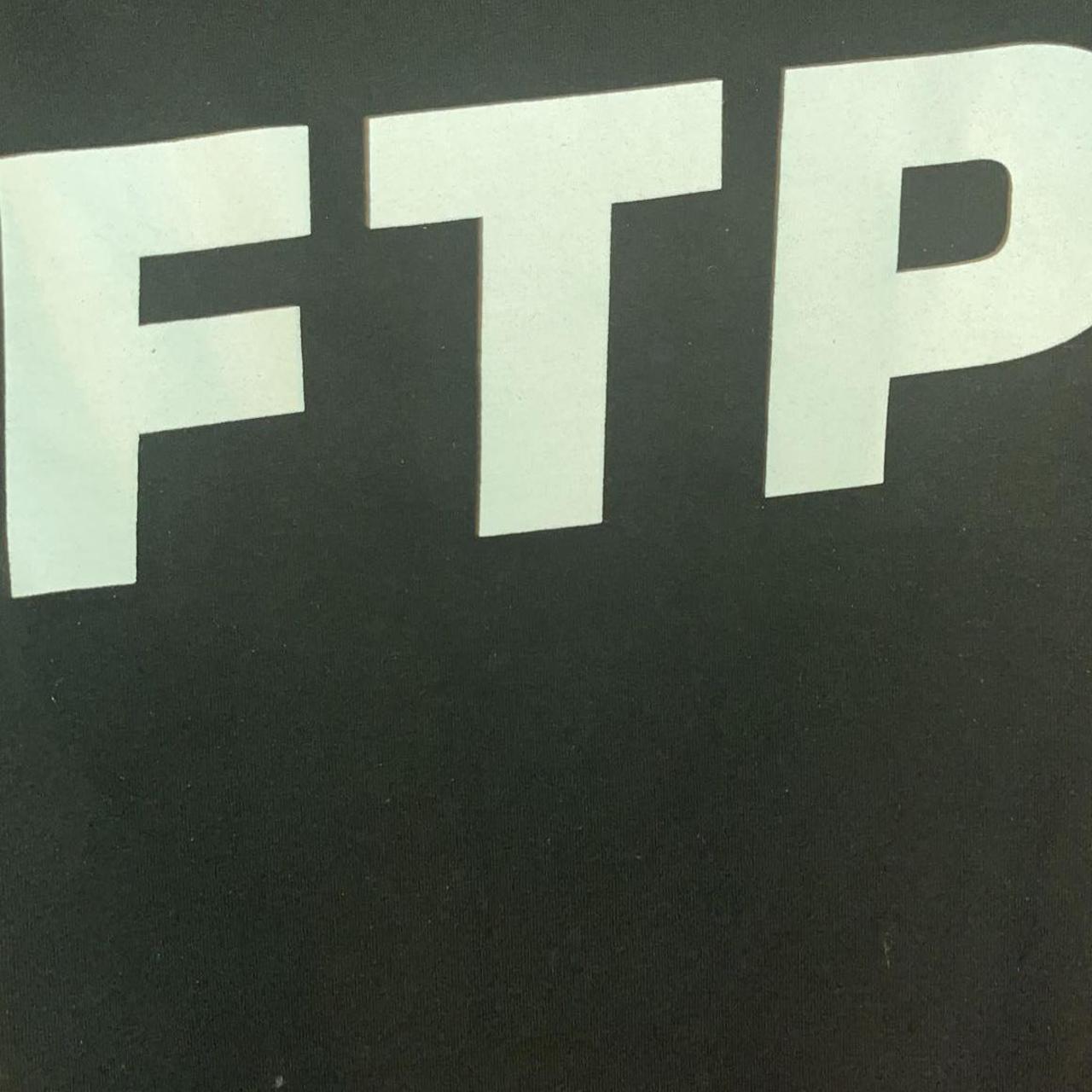 Classic white FTP logo long sleeve tee Condition:... - Depop
