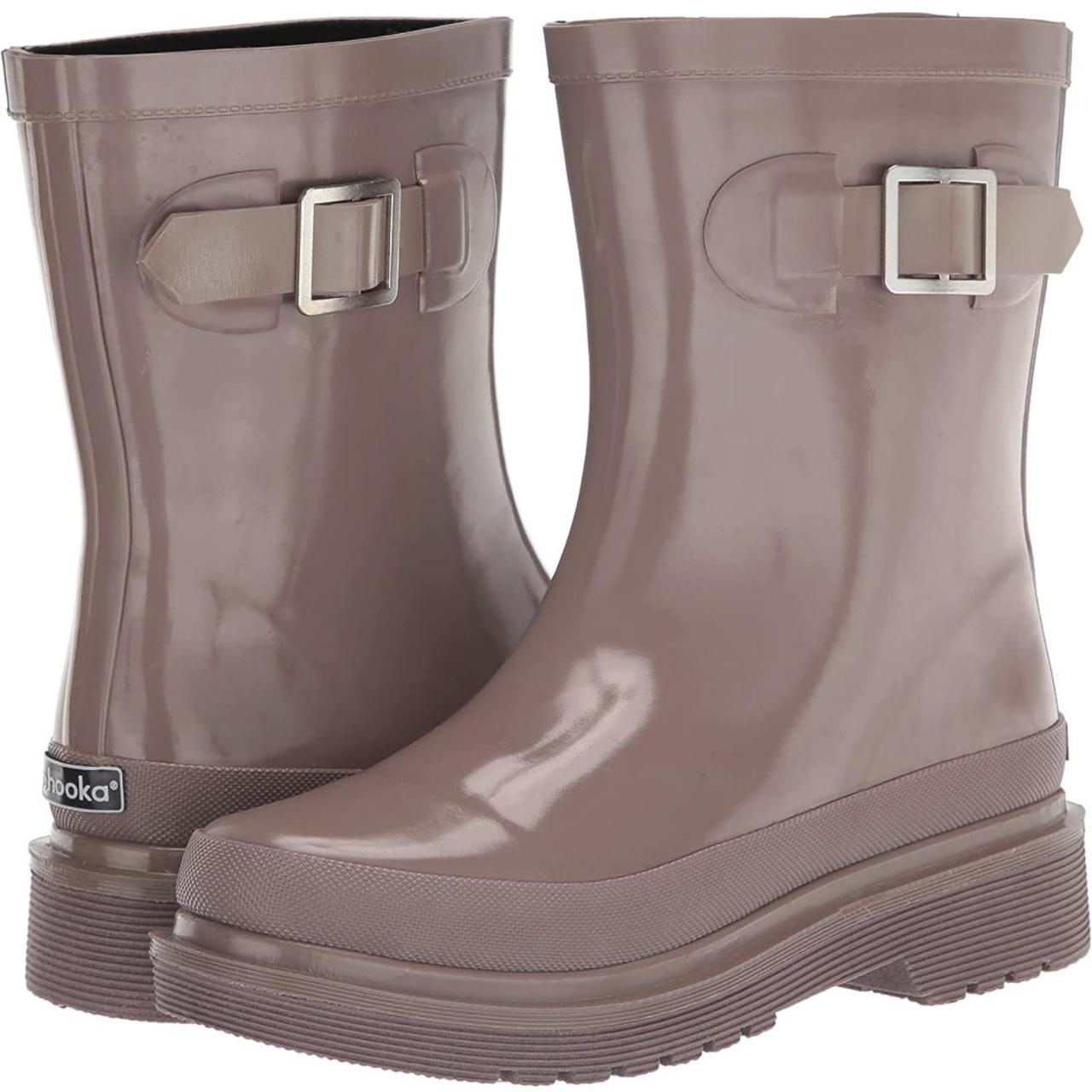 Chooka Ballard Rain Boot in mauve Brand new without... - Depop