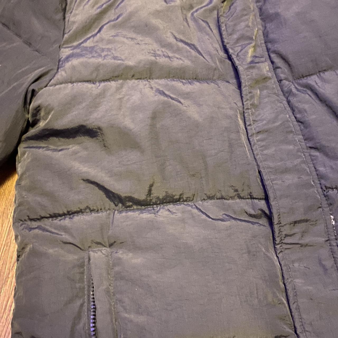 Goodfellow Puffer Jacket - Dark Grey - Size Large... - Depop