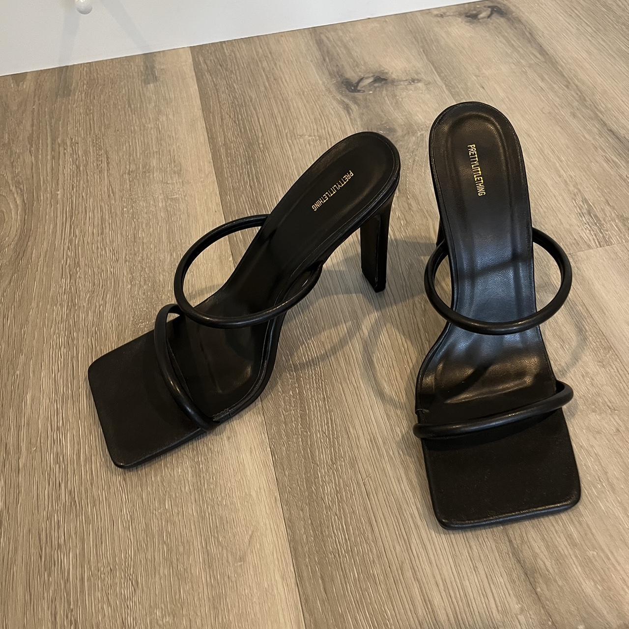 Pretty little thing black heels - Depop