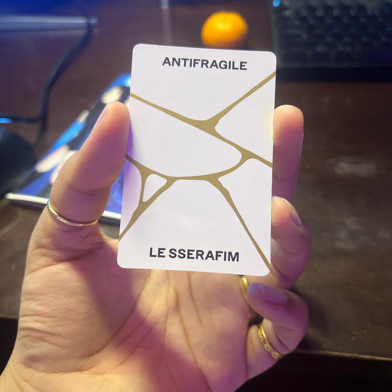 candy chaewon photocards antifragile le sserafim... - Depop