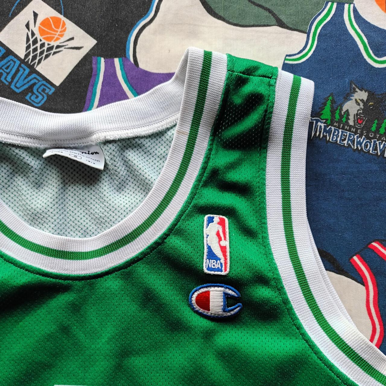 Boston Celtics NBA Jersey Champion NBA Vest No. 34... - Depop