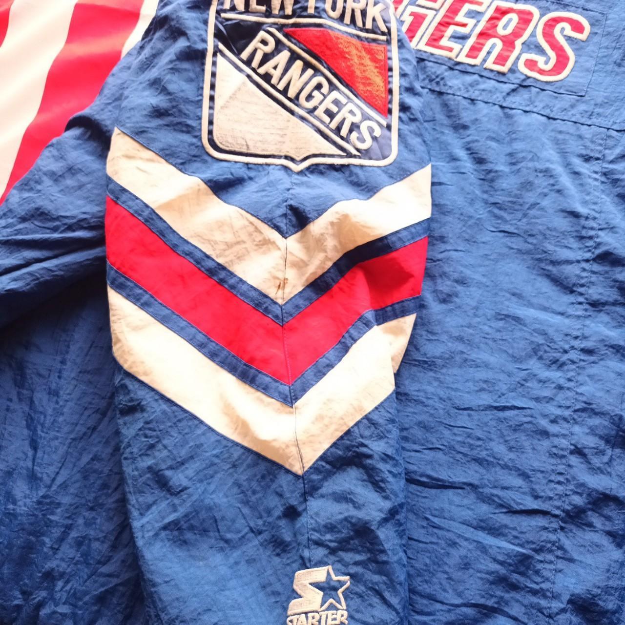 New York Rangers Vintage Starter Jacket NHL Ice... - Depop