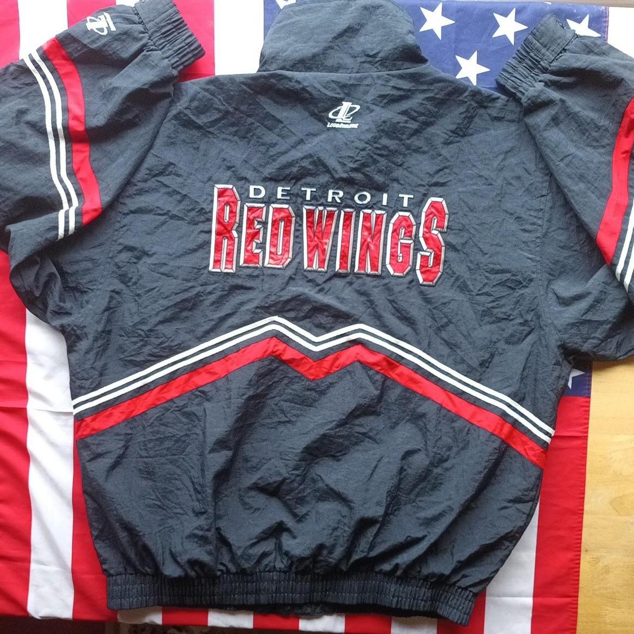 Men's Black and Red Jacket | Depop