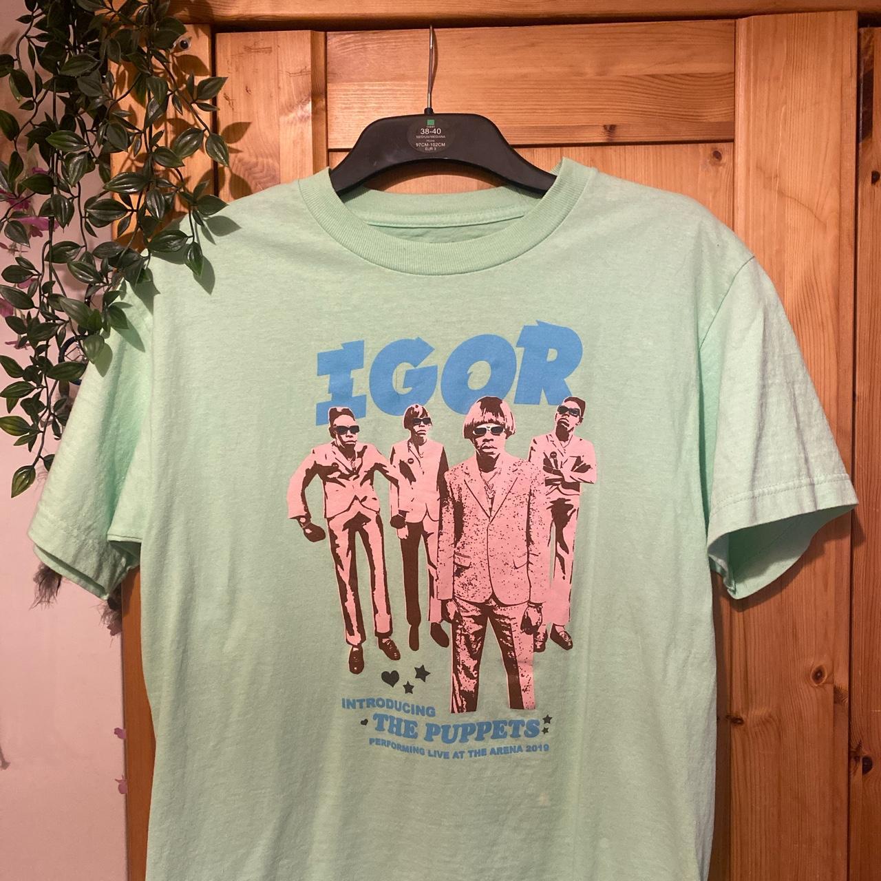 Official IGOR Tshirt Mint green IGOR tshirt bought... - Depop