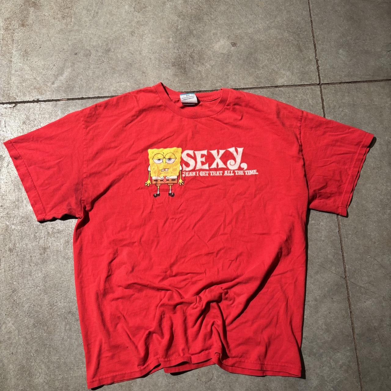 Vintage spongebob sexy tee. Men’s XL - Depop